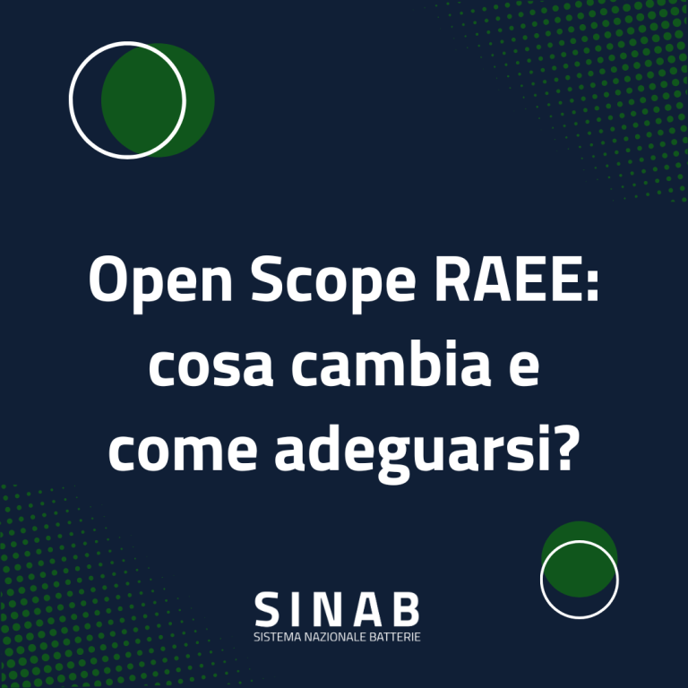 Open Scope WEEE: what changes and why it matters for companies - SINAB ...